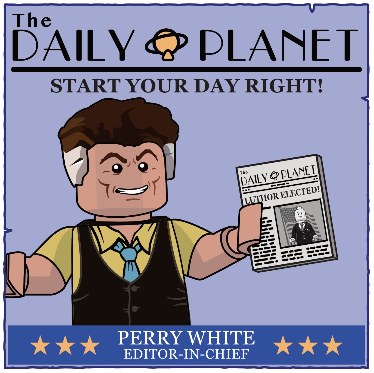 LEGO Daily Planet: Start Your Day Right Billboard | Things of Little ...